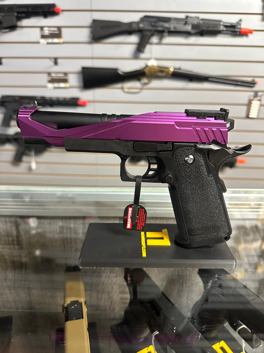 Custom Hi Capa - 5.1 Purple and Black – Takeoneairsoft