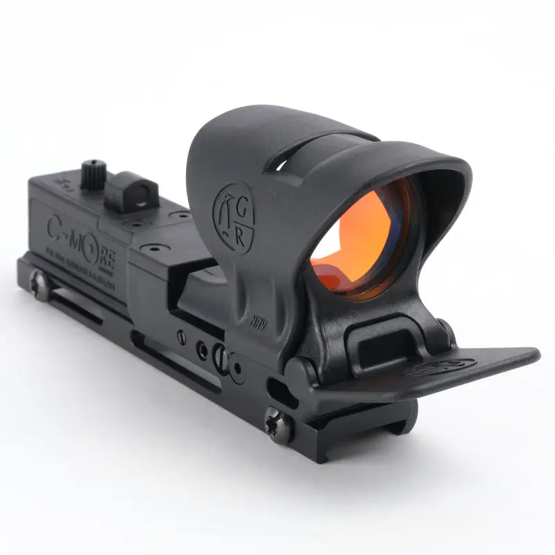 C-MORE 4MOA Nylon Red Dot Sight Railway Tactical Scope Adjustable Opti ...
